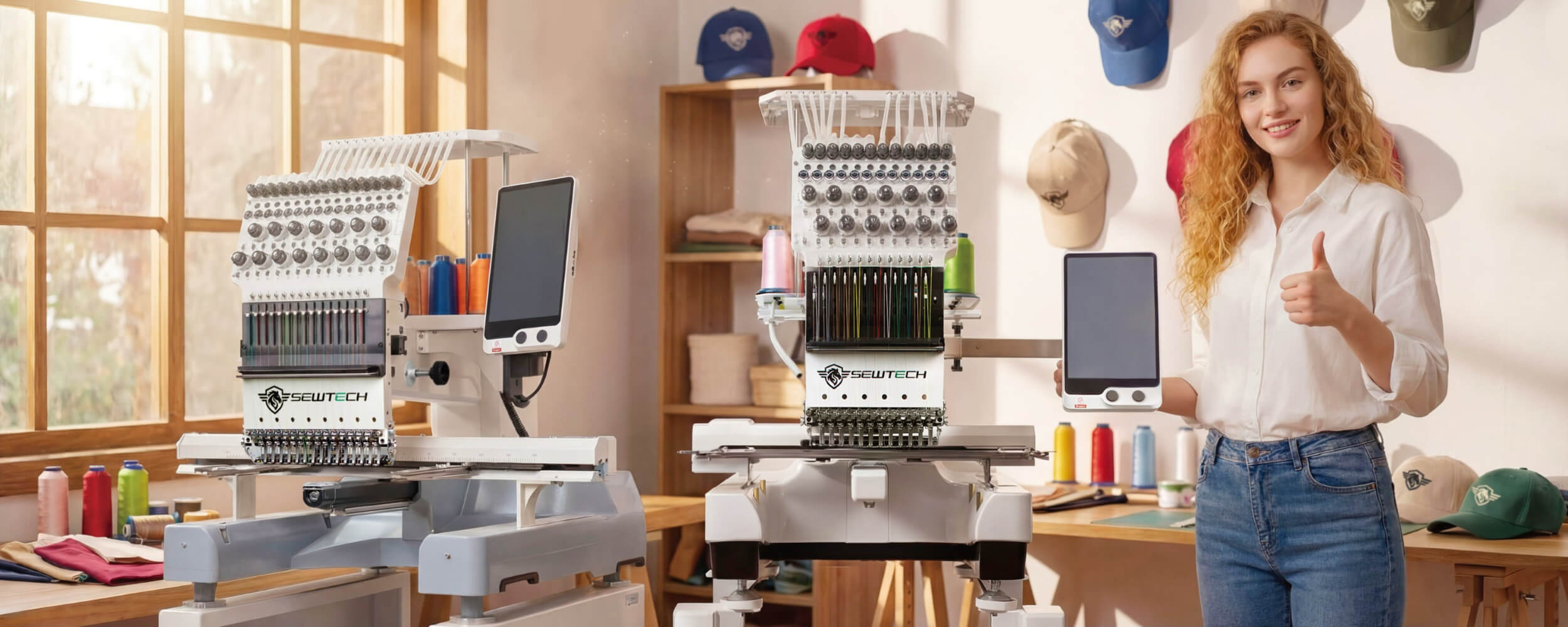 SEWTECH Embroidery Machines and Magnetic Hoops, Power Your Creativity!