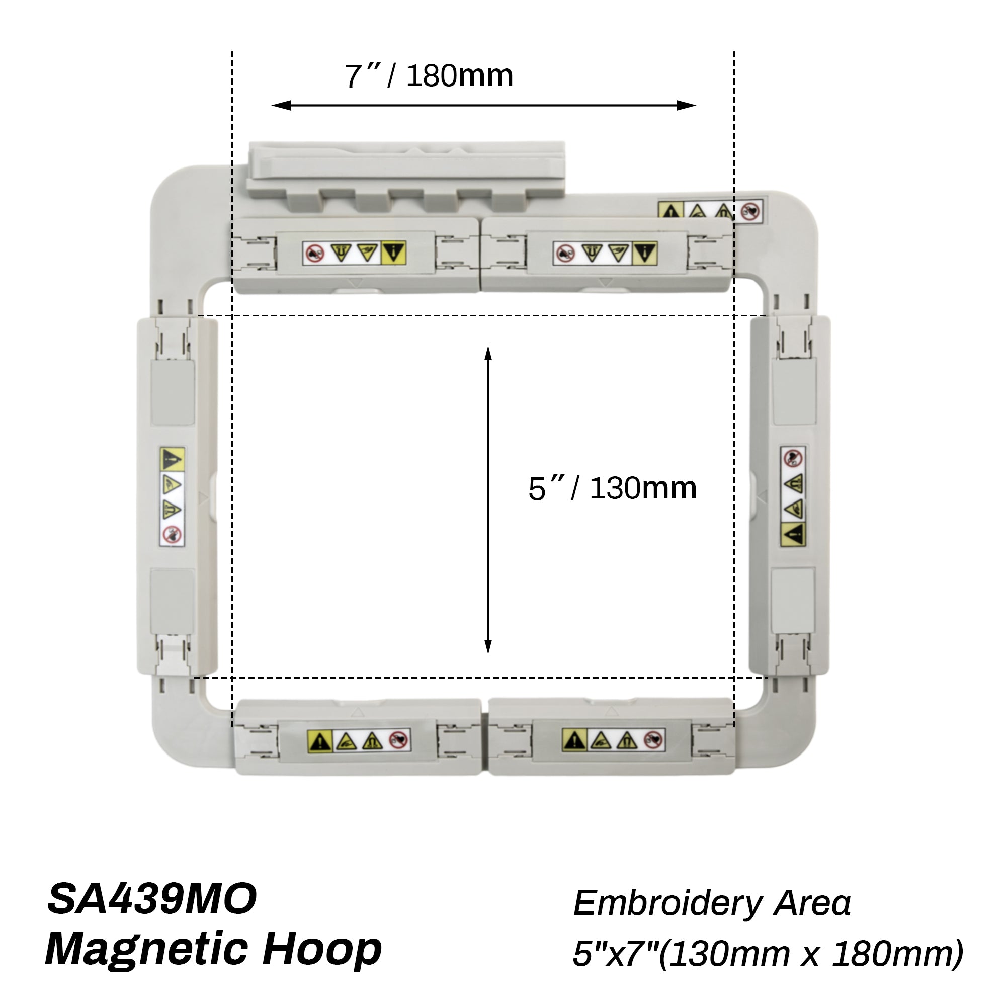 Sew Tech Magnetic Hoop Set for Brother Innov-ís, BP, Essence, Stellaire ...